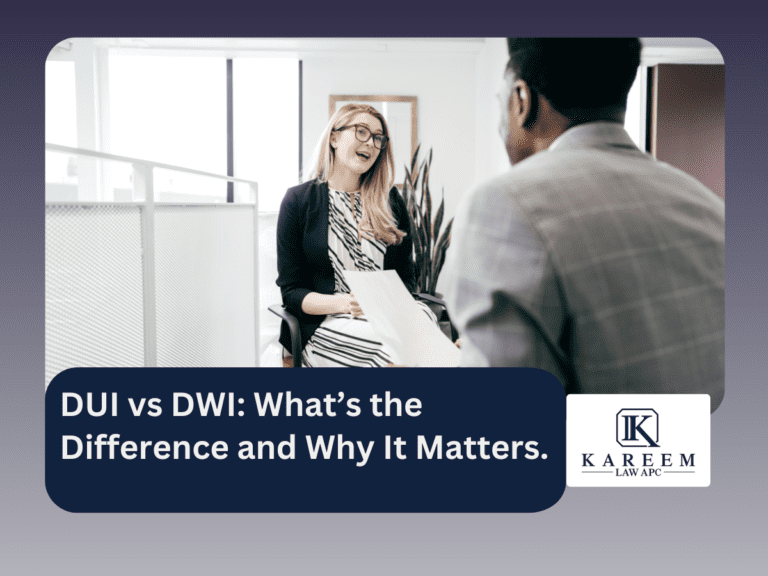 DUI vs DWI: Key Differences Explained.